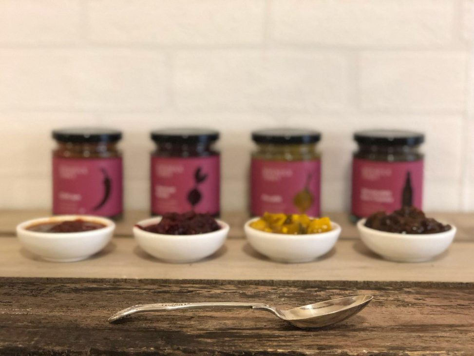 Jervaulx Abbey Chutney and Relish Labels – HBA Graphic Design