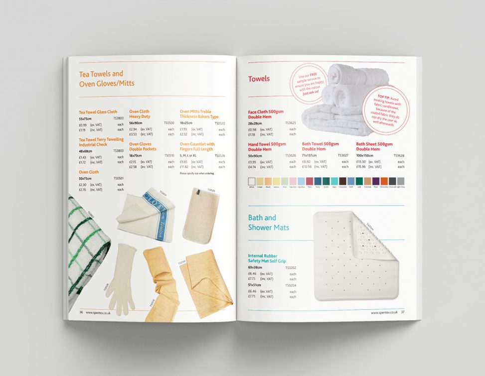 Spentex Product Catalogue – HBA Graphic Design